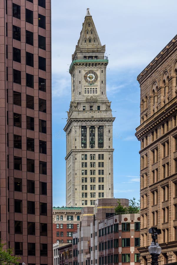 Custom House Tower in Boston Stock Photo - Image of artistic, monument ...