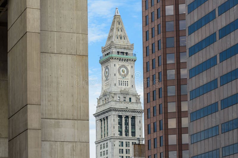 Custom House Tower in Boston Stock Image - Image of town, tower: 109462787