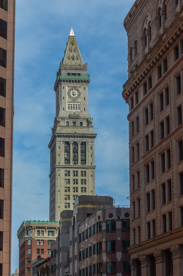 Custom House Tower, Boston, Massachusetts, USA Stock Image - Image of ...