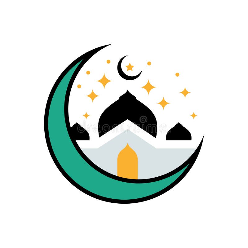 Custom Islamic Mosque Style Logo Design Stock Vector - Illustration of ...