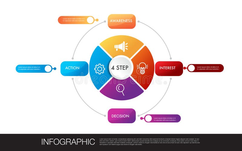 Custom Journey Step Mountain Infographic Template Digital Marketing ...