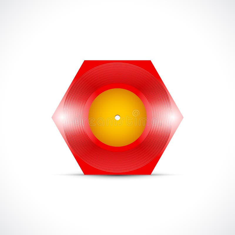 Custom Lathe Cut Disc 7 Inch EP with Red Grooves, Shiny Tracks Stock ...