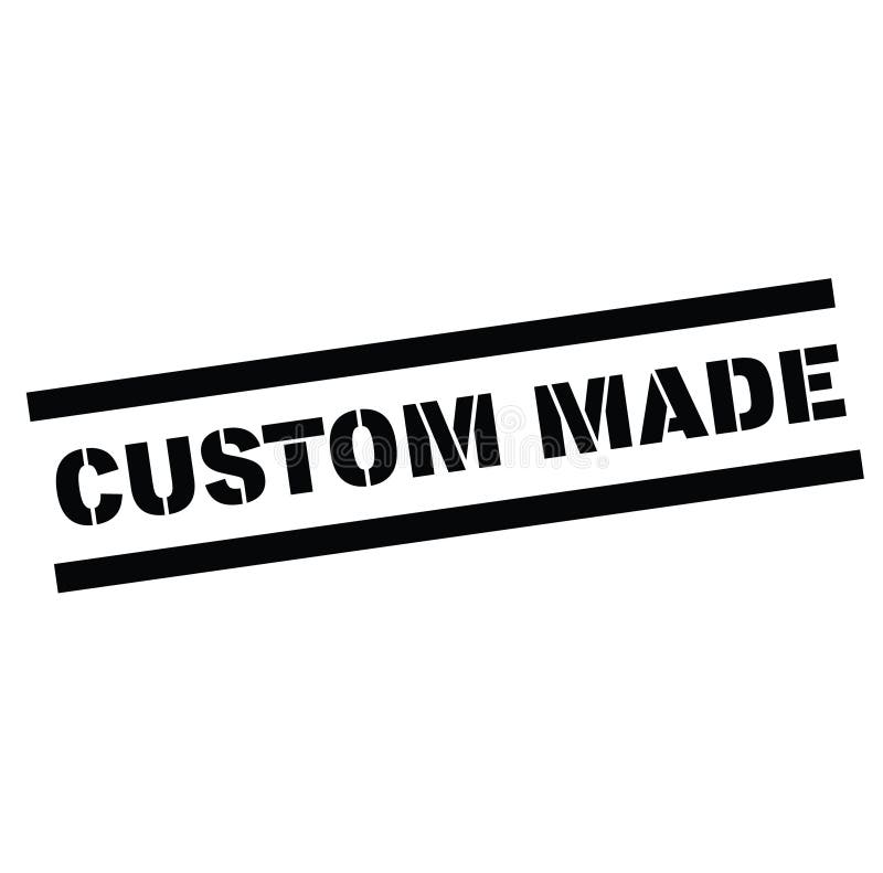 Custom made rubber stamp stock vector. Illustration of abridge - 125378976