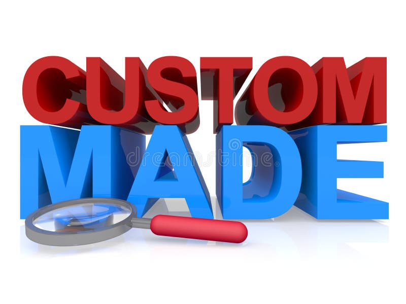 Custom Made Sign. Custom Made Vintage Retro Label Stock Vector ...