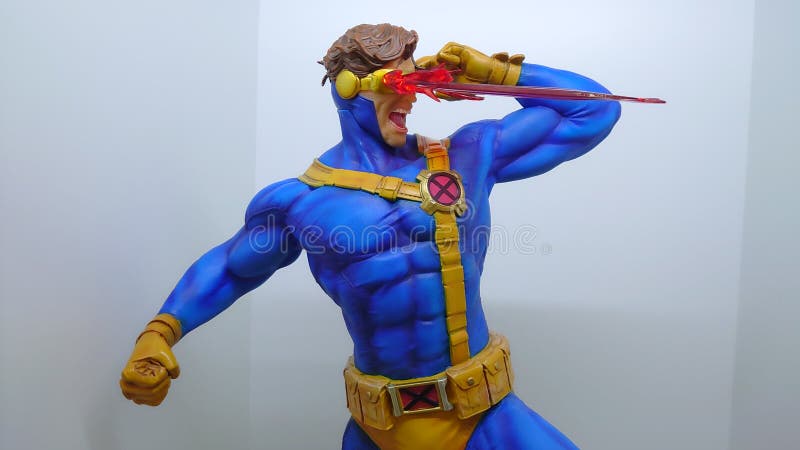 Custom 1/4 X Men Cyclops Statue - Super Heroes Action Figure with Light ...