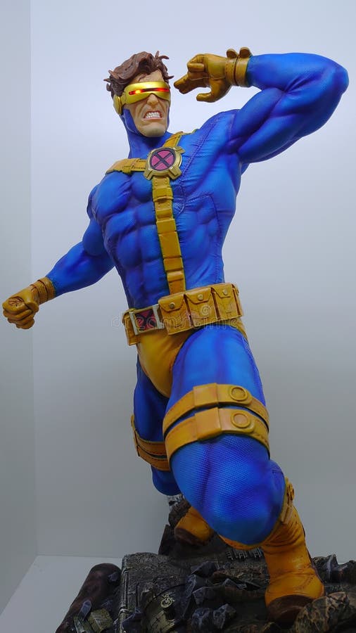 Custom 1/4 X Men Cyclops Statue - Super Heroes Action Figure with Light ...