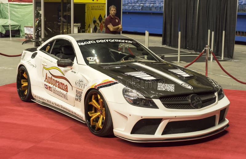 Custom mercedes editorial stock photo. Image of promotional - 92409543