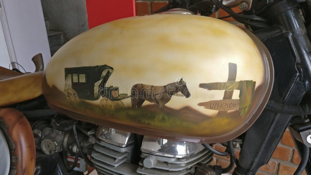 Custom Modified Bikes, Bike Tank Design Editorial Photography - Image ...