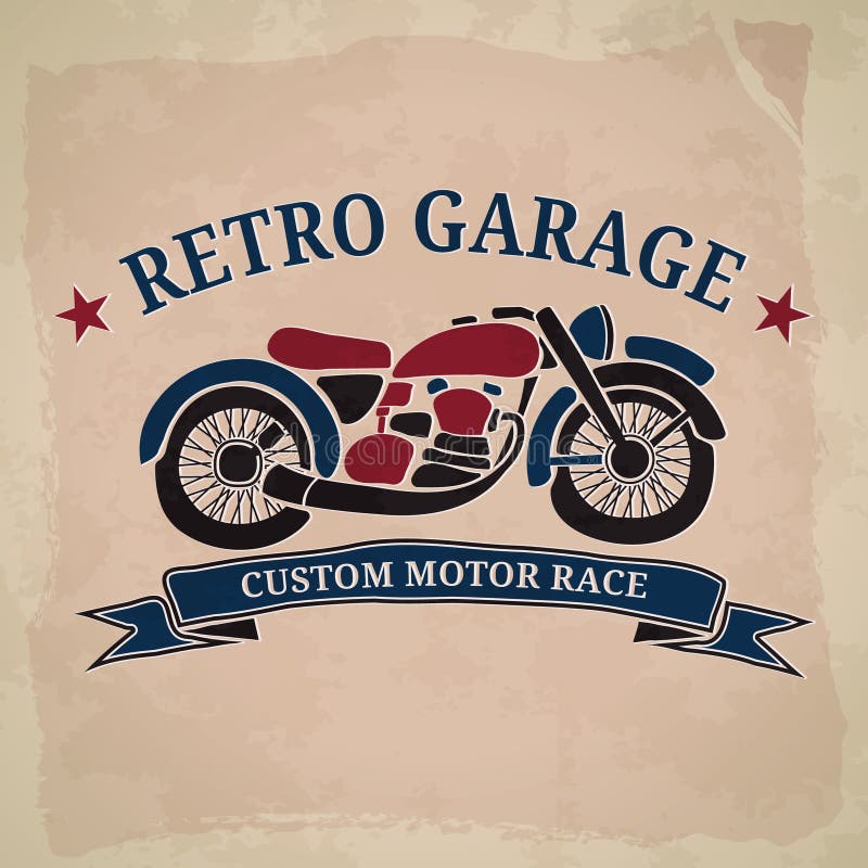 Custom Motor Race. Vector Illustration Decorative Design Stock Vector ...