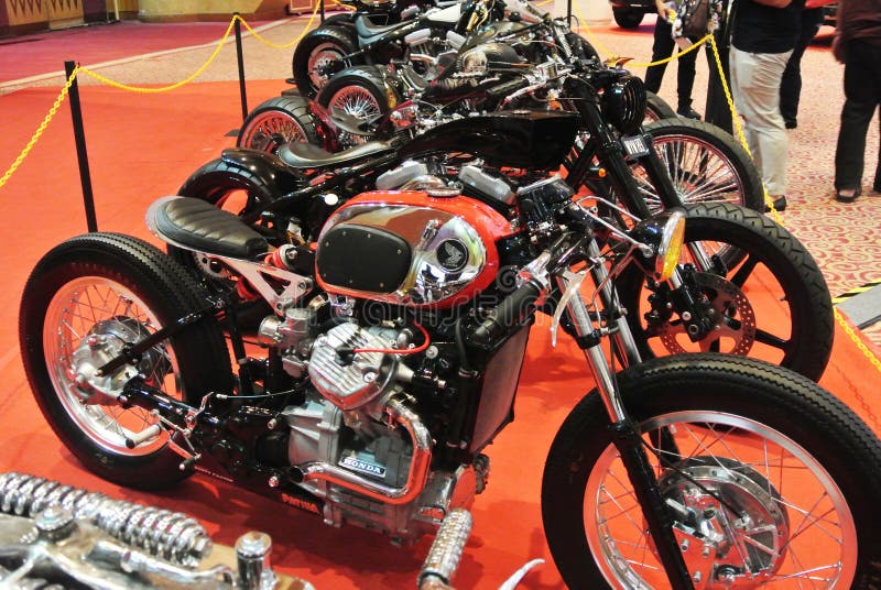 Custom Motorcycle. Customized from Old Motorcycle Model by the Designer ...