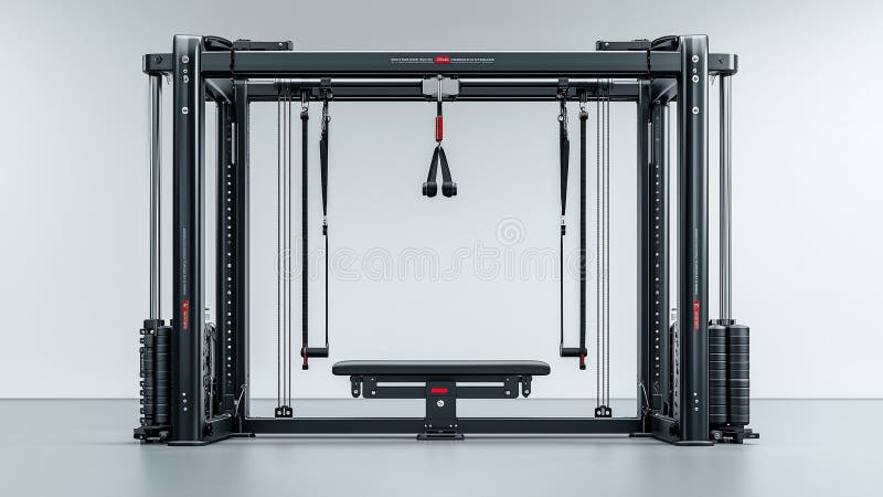 Custom Multi-station Gym Cable Machine with Reinforced Frame Stock ...