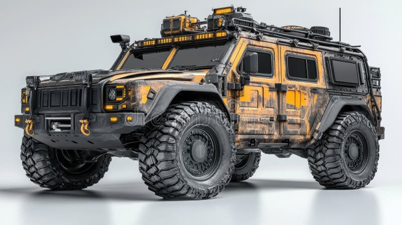 Custom Off-road Vehicle with Rugged Design Featuring Advanced ...