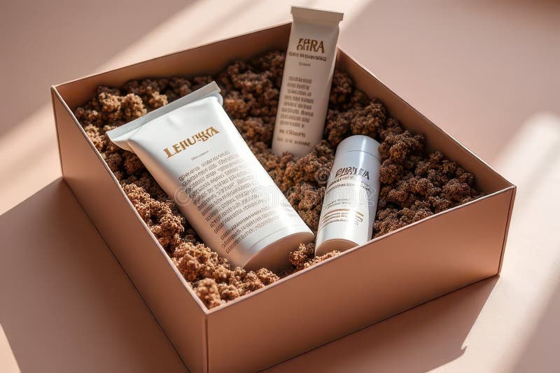 Individualized Gift Set Featuring Tailored Goodies Stock Illustration ...