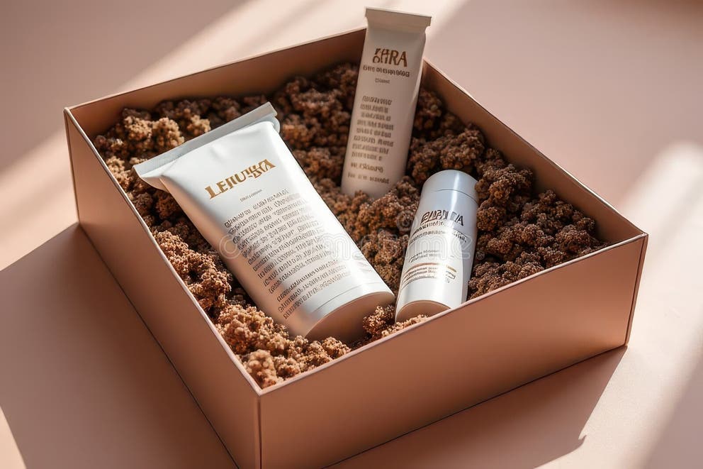 Individualized Gift Set Featuring Tailored Goodies Stock Illustration ...