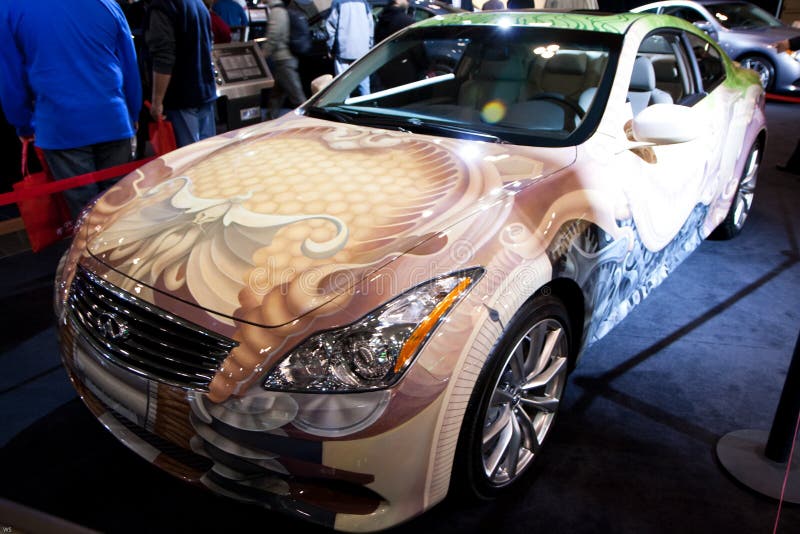 Custom Painted Infinite G Sedan Editorial Photo - Image of luxury ...