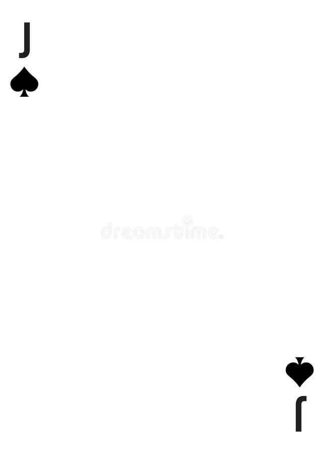 Custom of Playing Card Template for Any Design Stock Vector ...