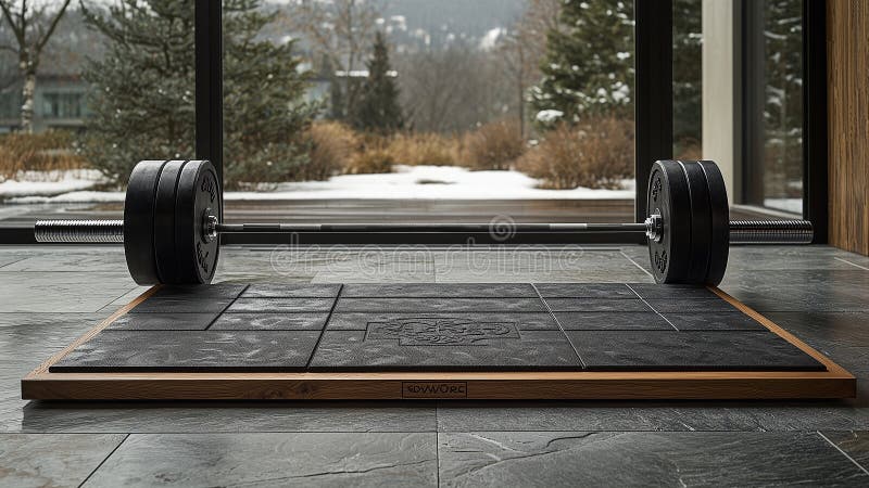 Custom Powerlifting Platform with Shock-absorbing Rubber Stock ...