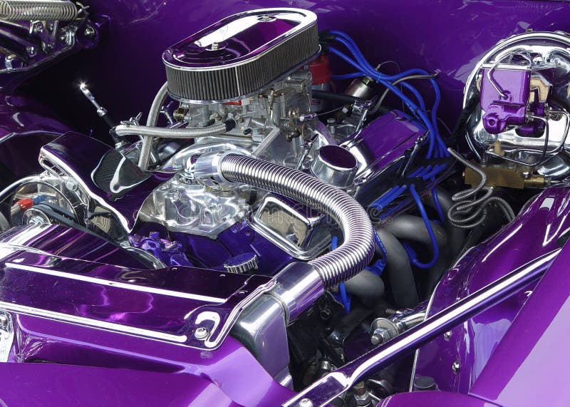 Vw Custom Engine stock image. Image of rebuilt, classic - 98789