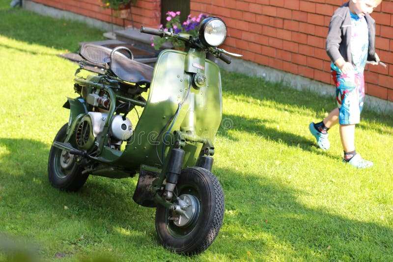 Retro Motoroller editorial image. Image of custom, hobby - 246923950