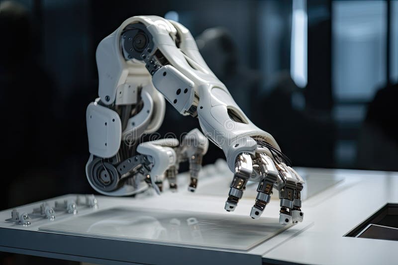 Custom Robotic Hand Demonstrating Its Precise and Agile Movements Stock ... Custom Robotic Hand Demonstrating Its Precise and Agile Movements Stock ...