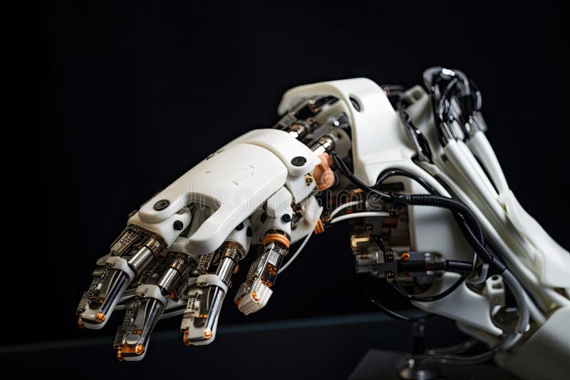 Custom Robotic Hand with Surgical Tools and Lights for Delicate ...