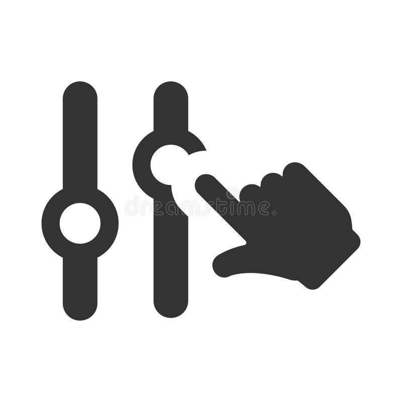 Custom setting Icon stock vector. Illustration of preferences - 330713220