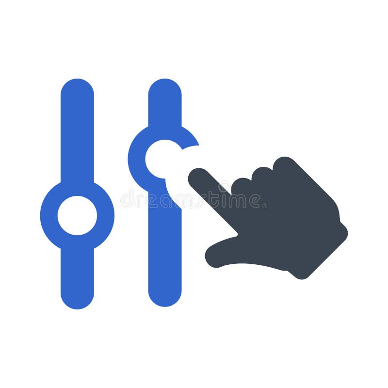 Custom setting Icon stock vector. Illustration of setting - 330713291