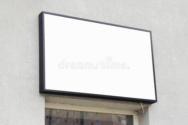Custom Sign Blank White Mock-Up - Personalize Your Message with this ...