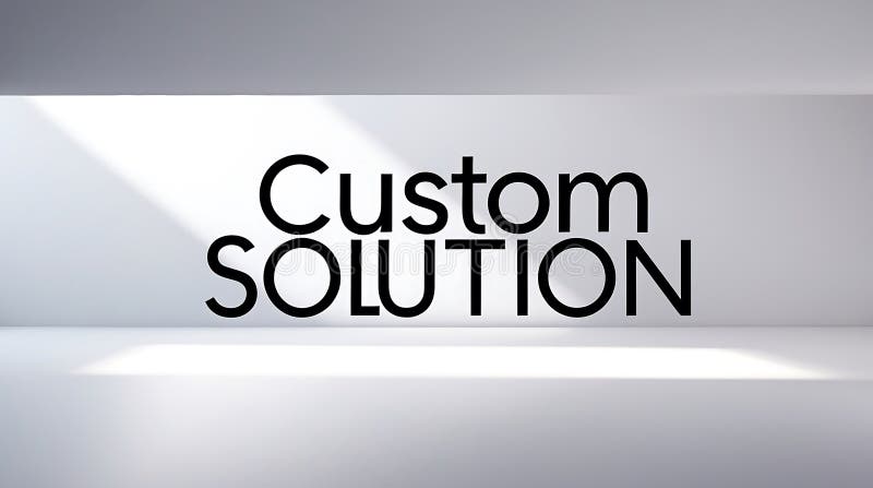 Custom Solution Displayed in Modern Design with Contrasting Light ...