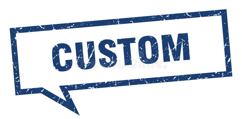 Custom speech bubble. stock vector. Illustration of sticker - 153451008