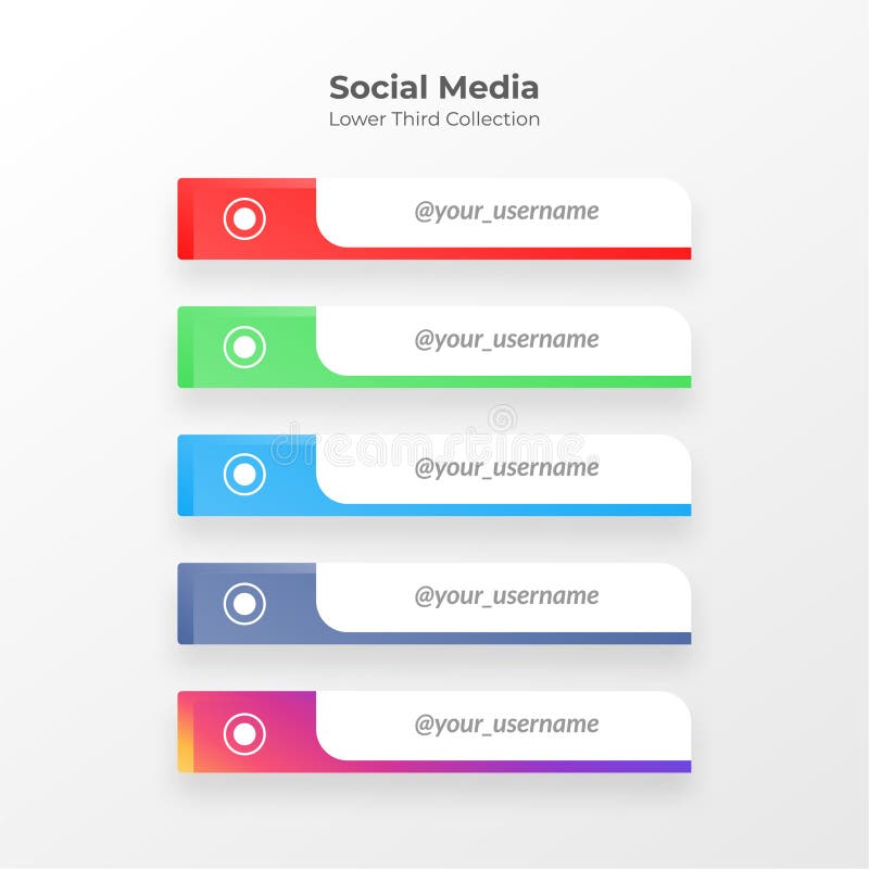 Rounded Social Media and Web Icons on White Background. Editorial Stock ...