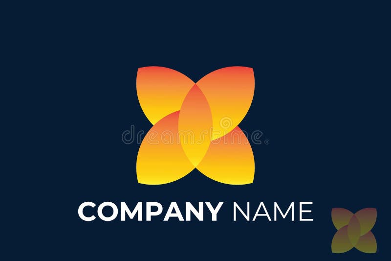 Custom Typeface Vector Typographic Design Log Design Stock Vector ...