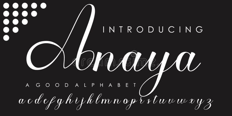 Custom Typeface Vector Typographic Design Log Design Stock Vector ...