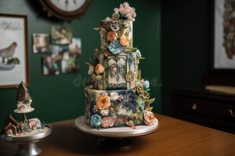 Custom Wedding Cake with Unique Theme and Design for a Couple S Dreamy ...