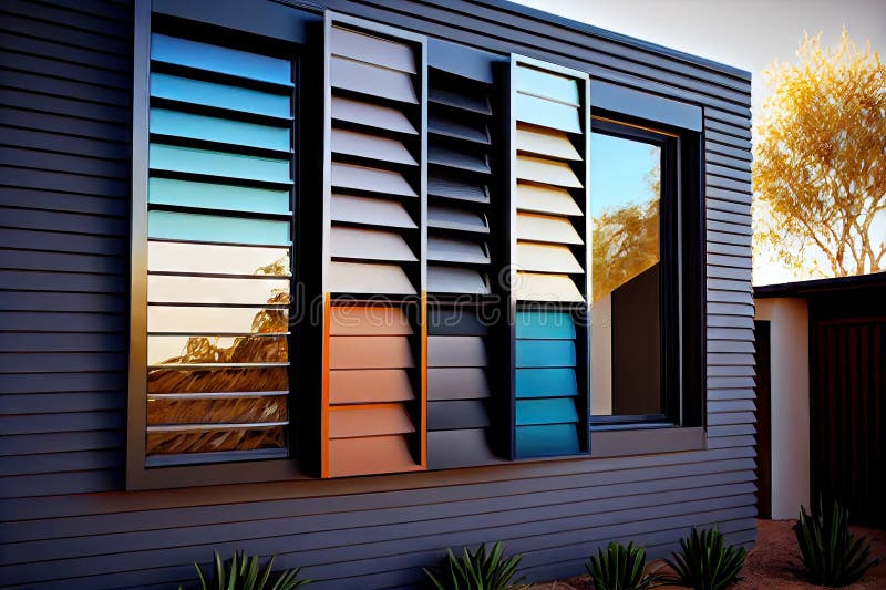 Custom Window Louvers, with Different Materials and Colors, Bring a ...