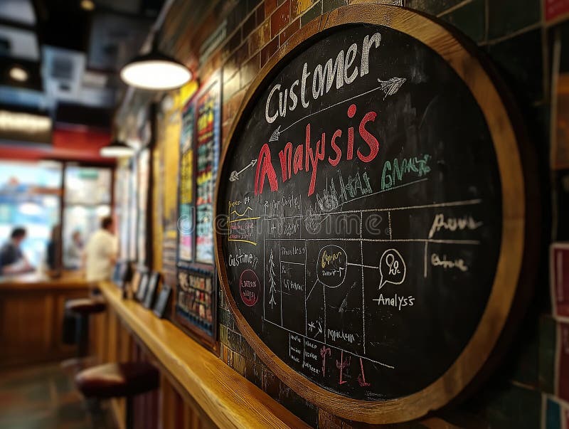 Customer Analysis Text Written on the Blackboard Stock Image - Image of ...