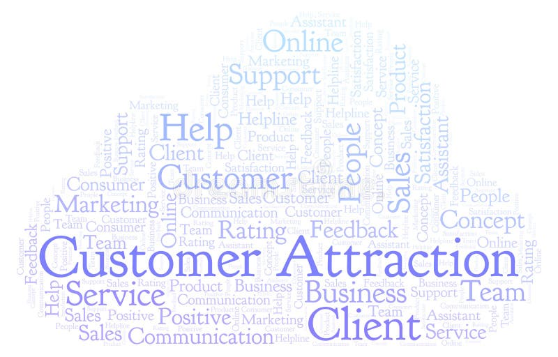 Law of Attraction Word Cloud Stock Illustration - Illustration of ...