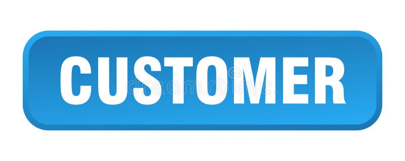 Customer button stock vector. Illustration of glass - 119893661
