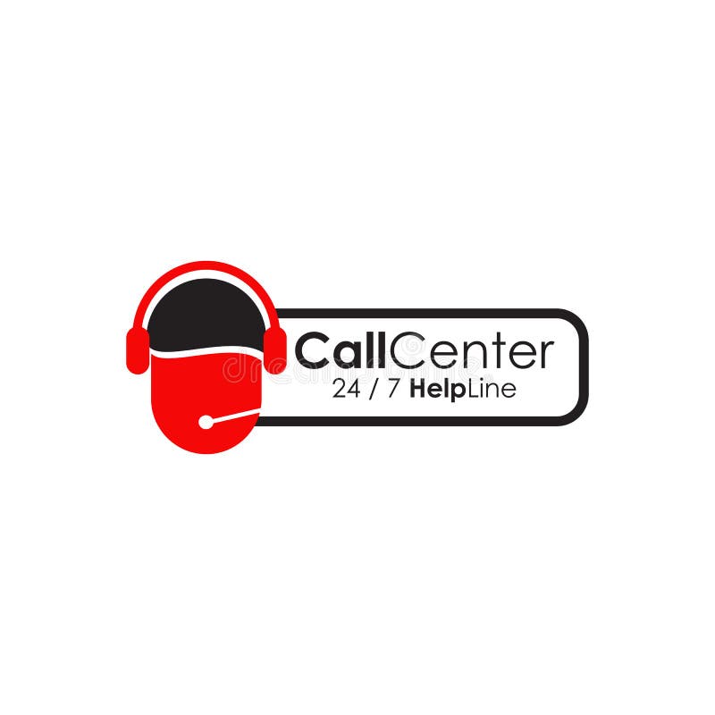 Customer Care Call Center Icon Logo Design Template Stock Vector ...
