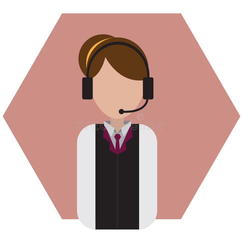 Customer Care Executive. Vector Illustration Decorative Design Stock ... Customer Care Executive. Vector Illustration Decorative Design Stock ...
