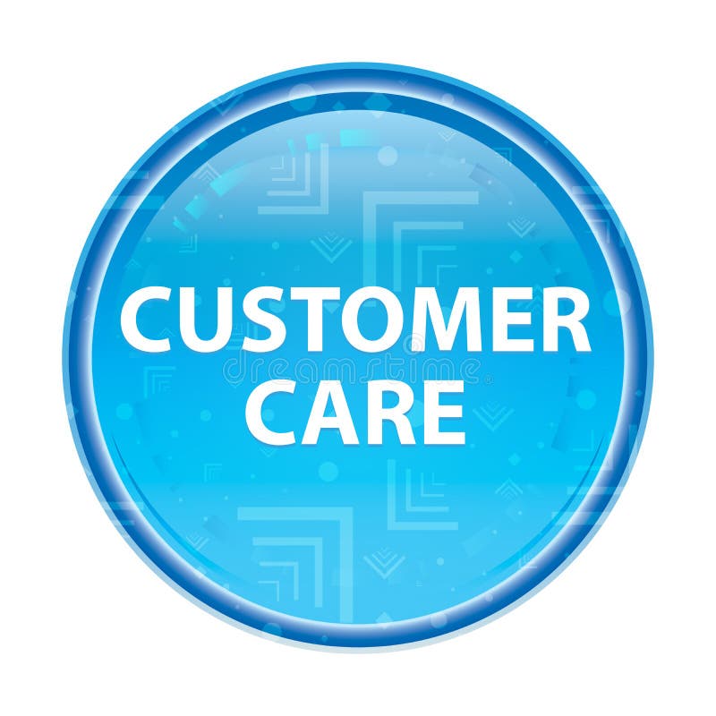 Customer Care Modern Flat Design Blue Abstract Background Stock ...