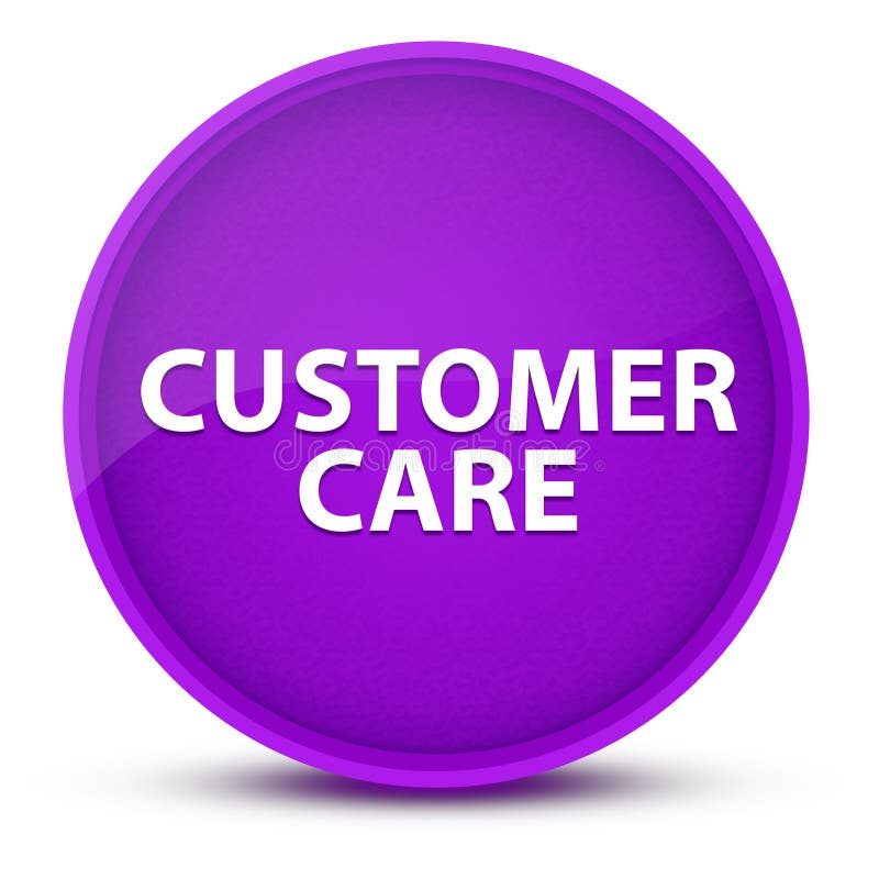 Customer Care Luxurious Glossy Purple Round Button Abstract Stock ...