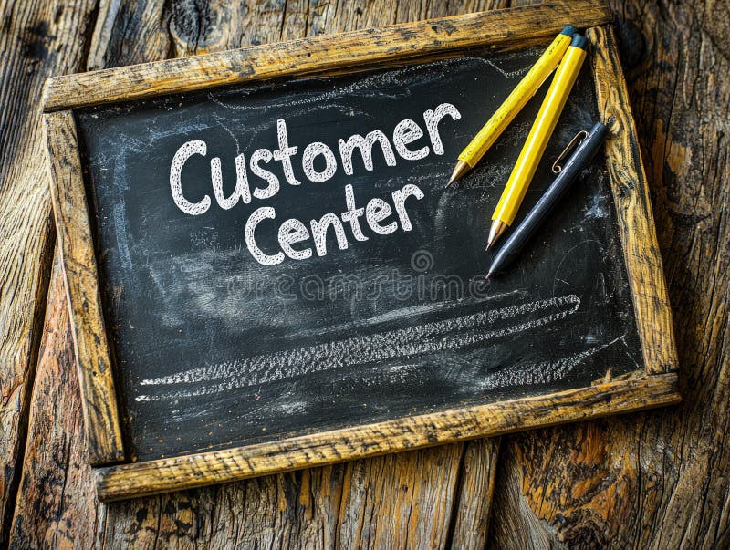 Customer Center Text Written Blackboard Stock Photos - Free & Royalty ...