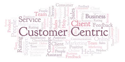 Customer Centric Word Cloud. Stock Illustration - Illustration of ...