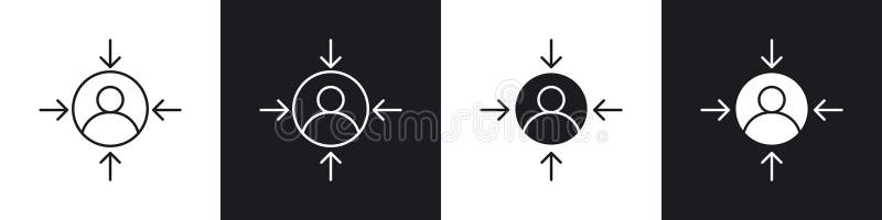 Customer centricity icon stock vector. Illustration of business - 341334487