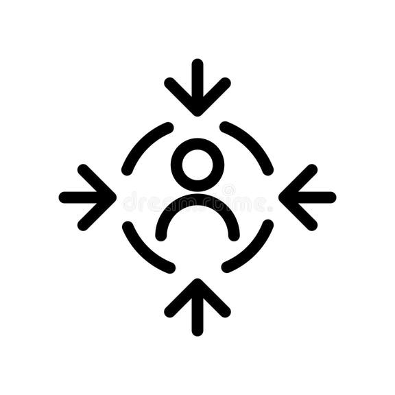 Customer Centricity Icon, Vector Illustration Stock Vector ...