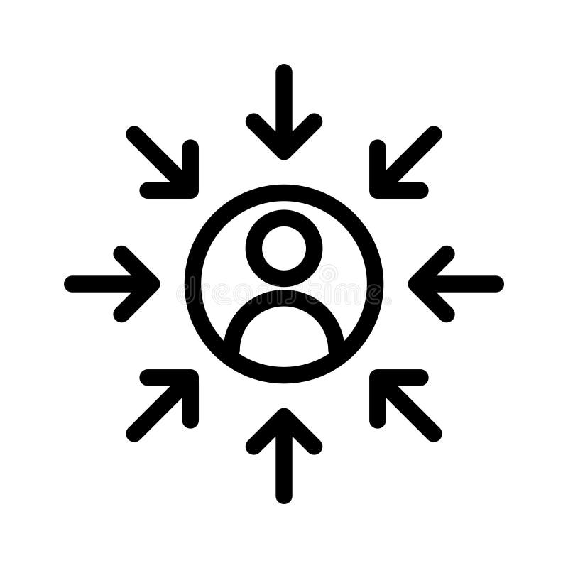 Customer Centricity Icon, Vector Illustration Stock Vector ...