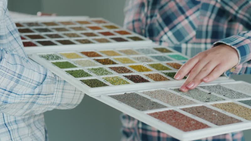 The Customer Chooses the Color of His Order by the Catalog, Which is ...