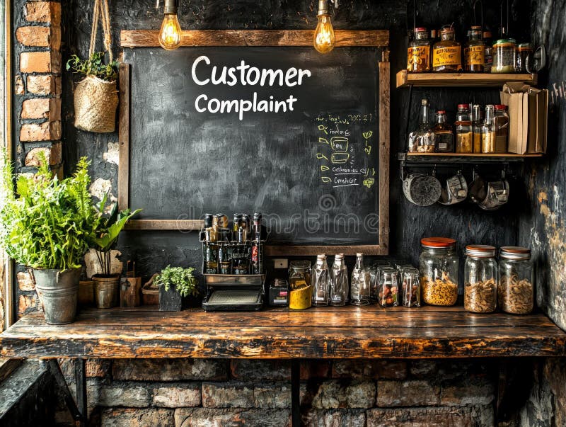 Customer Complaint Text Written on the Blackboard Stock Image - Image ...
