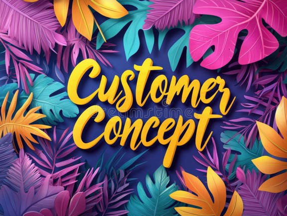 Customer Concept Typography Text Stock Photo - Image of abstract, space ...